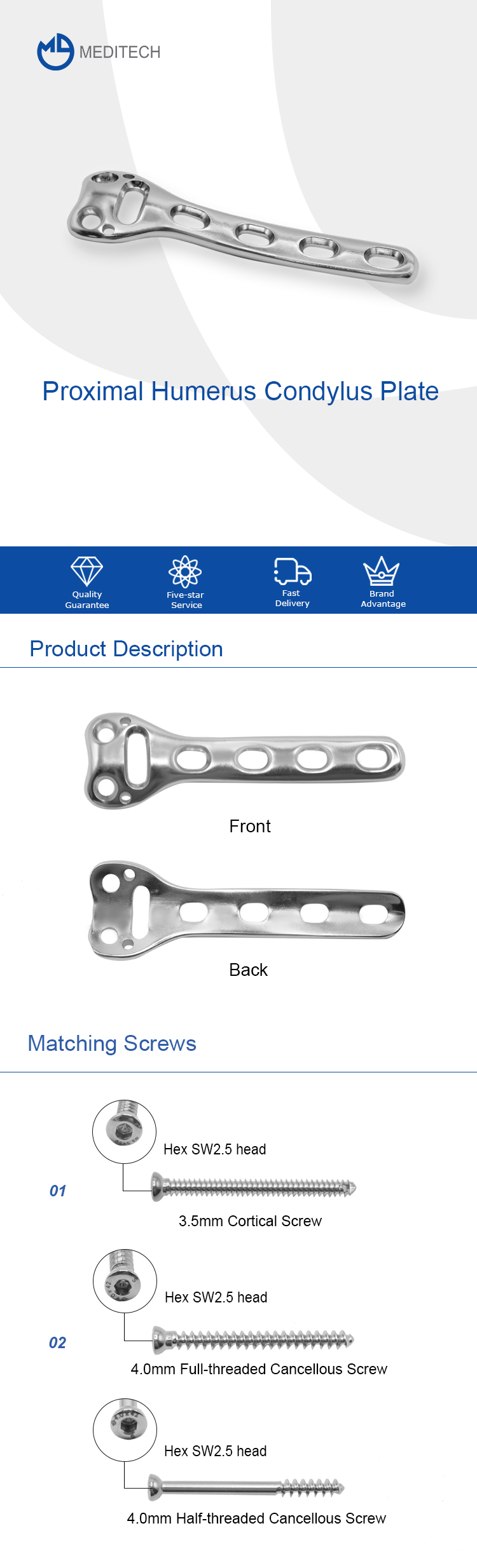 ผู้ผลิตแผ่นเปลือกโลก humerus proximal - CZMedItech