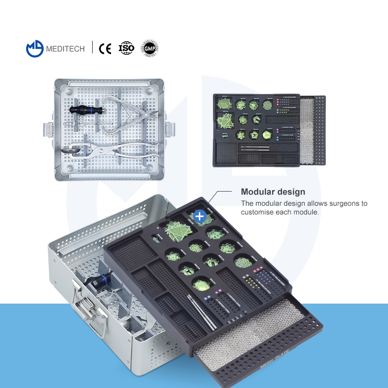 Maxillofacial Plates Instruments Set- Meditech